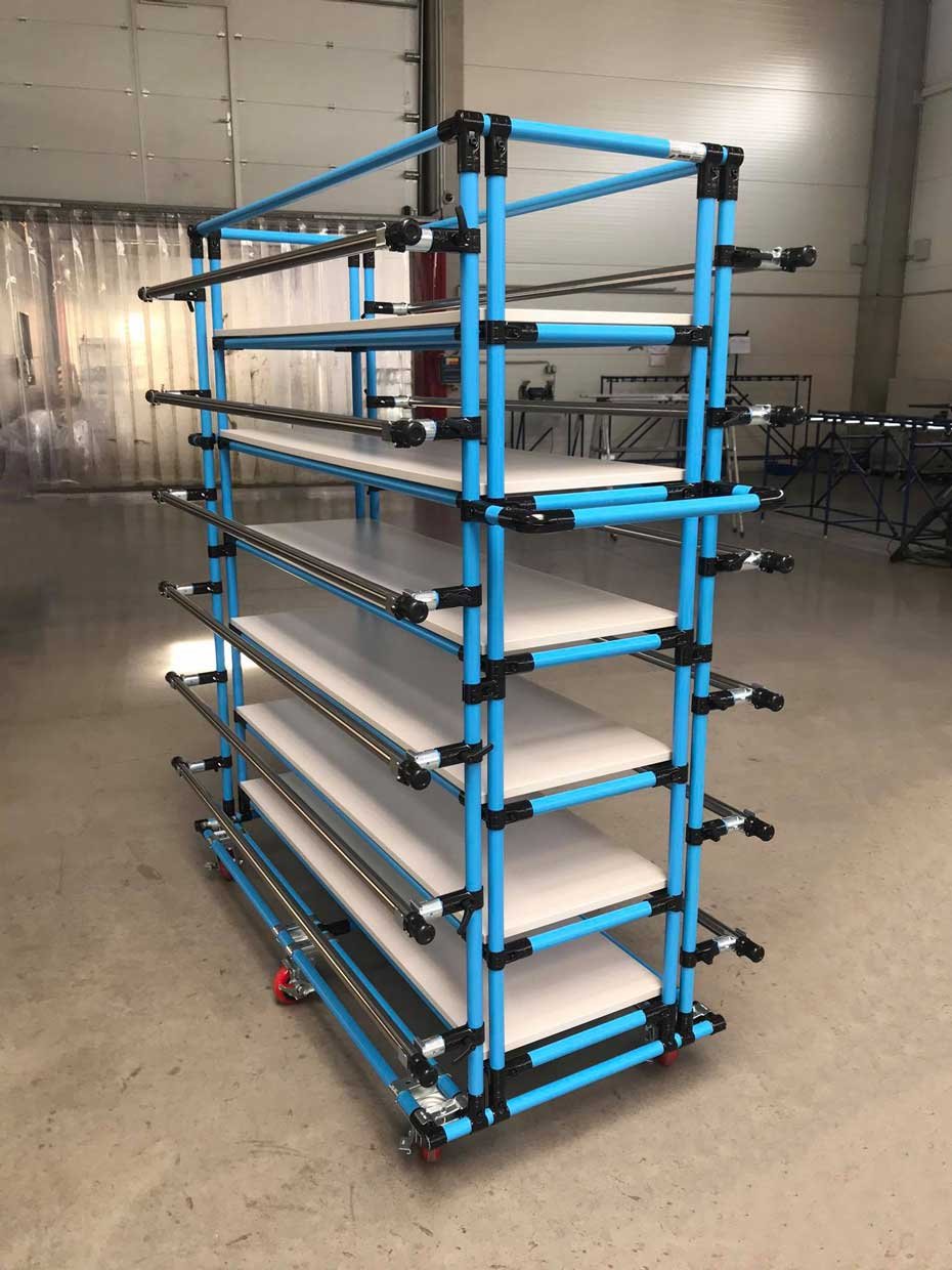 Modular rack systems for efficient storage | BeeWaTec