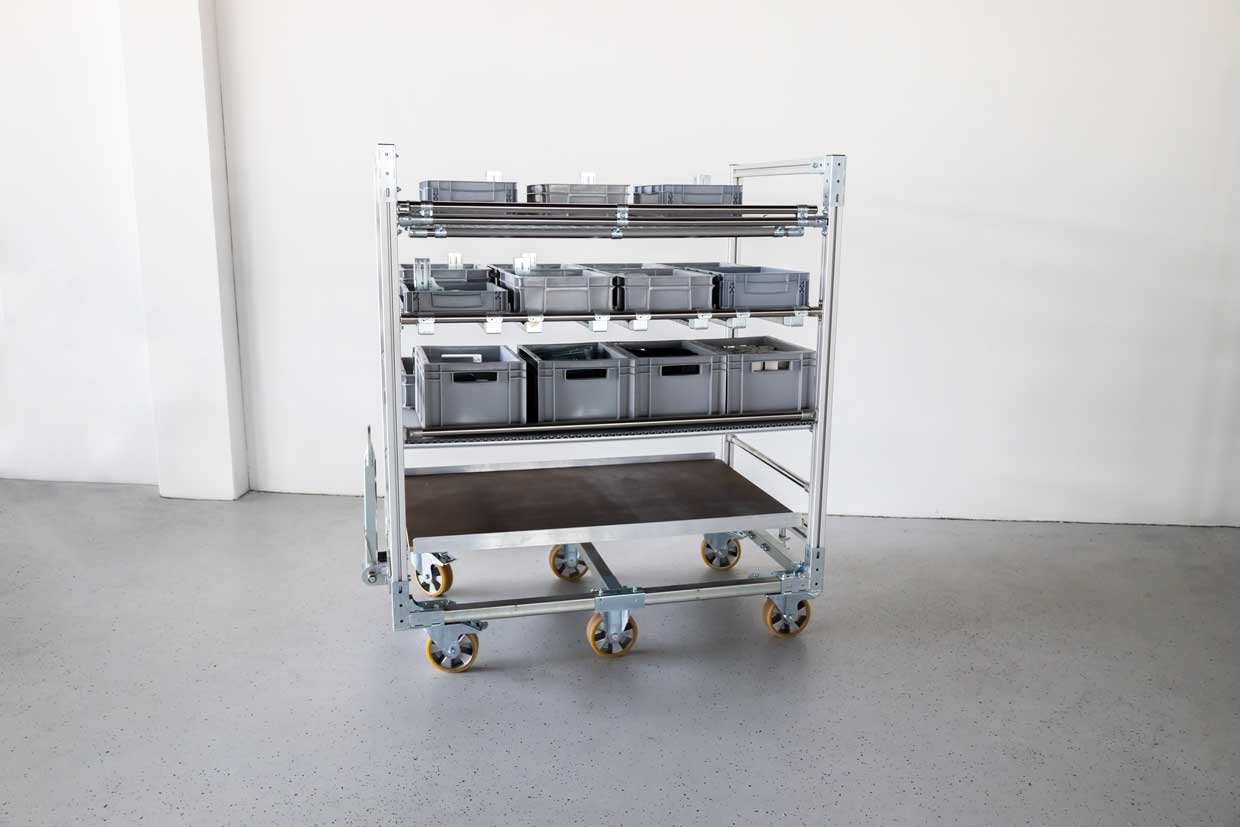 Individual transport carts and material trolleys | BeeWaTec
